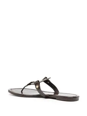 Tory Burch Miller Leather Sandals - Brown