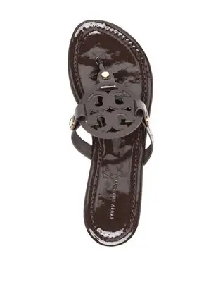 Tory Burch Miller Leather Sandals - Brown
