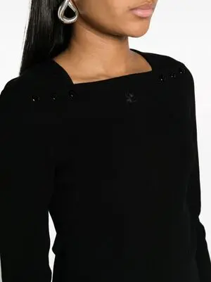 COURREGES Logo-embroidered Sweatshirt