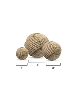 JAMIE YOUNG CO. Jute Spheres, Set Of 3