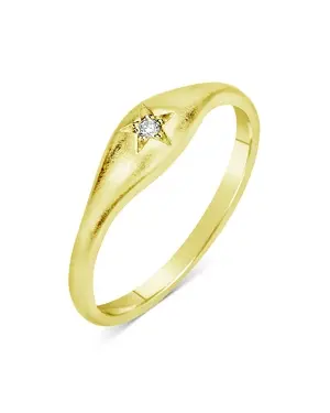 Meira T 14k Yellow Diamond Star Ring - Gold