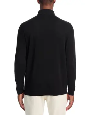 Peter Millar Crown Comfort Quarter Zip Pullover - Black