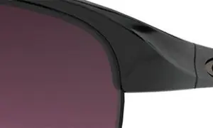 Oakley Unstoppable 65mm Gradient Polarized Oversize Sunglasses - Black/ Smokey/ Rose Gold P