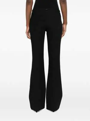 COURREGES Crepe Flared Trousers - Black