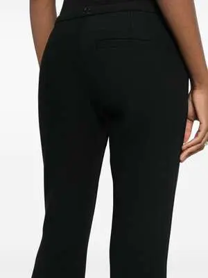 COURREGES Crepe Flared Trousers - Black