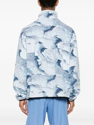 BONSAI Abstract-print Zip-up Jacket