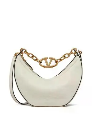 Valentino Garavani Vlogo Moon Shoulder Bag - Neutrals