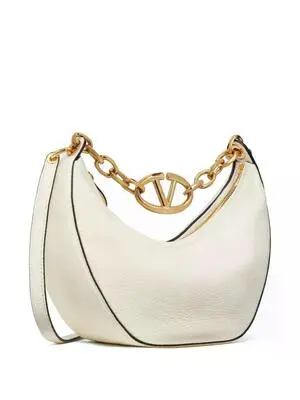 Valentino Garavani Vlogo Moon Shoulder Bag - Neutrals