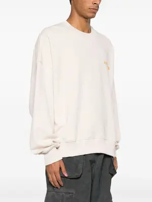 A PAPER KID Logo-print Cotton Sweatshirt