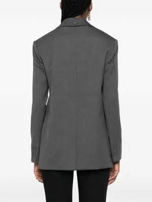 COURREGES Tailored Belted Blazer - Grey