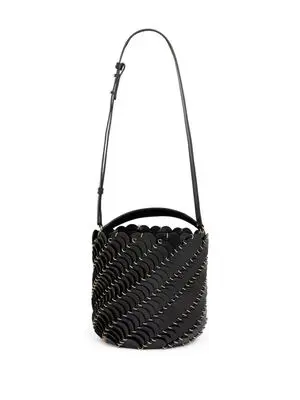 Rabanne Pacoïo Leather Bucket Bag