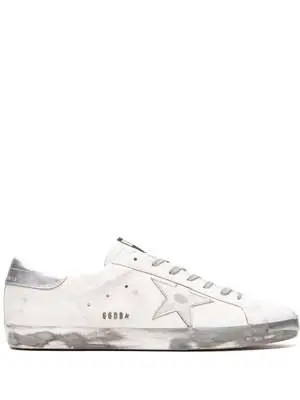 GOLDEN GOOSE Super-star Trainers With Laminated Star Detail