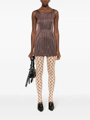 MARINE SERRE Moon-print Leggings - Neutrals