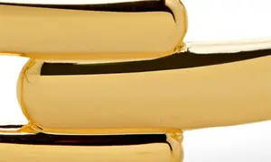 Monica Vinader Signature Link Bangle - 18ct Gold Vermeil