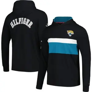 Tommy Hilfiger Jacksonville Jaguars Morgan Long Sleeve Hoodie T-shirt - Black
