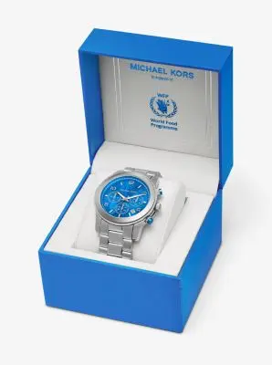 Michael Kors Watch Hunger Stop Oversized Runway -Tone Watch  display picture 1