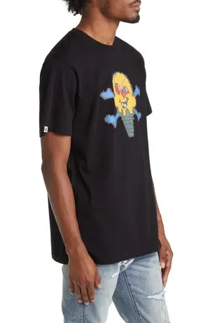 ICECREAM Pixel Cotton Graphic T-shirt