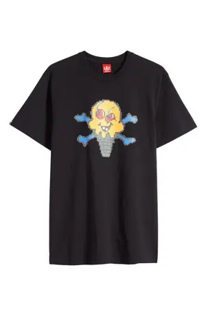 ICECREAM Pixel Cotton Graphic T-shirt