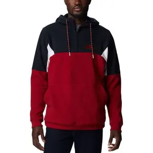 Columbia Arkansas Razorbacks Lodge Quarter-zip Hoodie - Cardinal