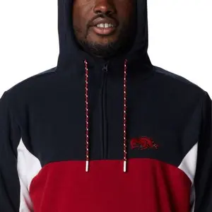 Columbia Arkansas Razorbacks Lodge Quarter-zip Hoodie