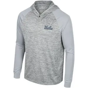 COLOSSEUM Ucla Bruins Cybernetic Raglan Quarter-zip Hooded Top