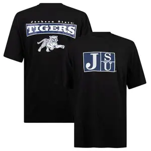FISLL Jackson State Tigers Applique T-shirt - Black