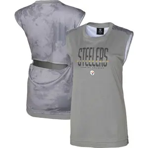 OUTERSTUFF Pittsburgh Steelers No Sweat Tank Top - Gray