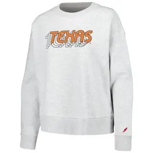 LEAGUE COLLEGIATE WEAR Texas Longhorns Boxy Pullover Sweatshirt