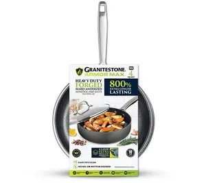 GRANITESTONE Armor Max 4 Quart Hard Anodized De Ep Saute Pan