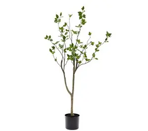 NEARLY NATURAL 4-ft Minimalist Citrus Artificia L Tree - One-color