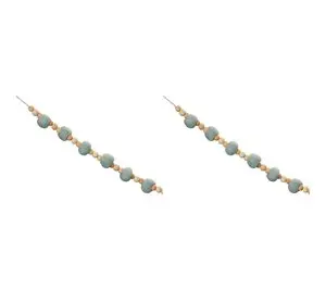 MELROSE Wood Beaded String Garland