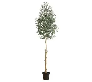 NEARLY NATURAL 9-ft Artificial Olive Tree - One-color