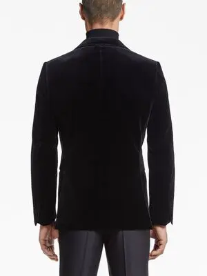 Zegna Single-breasted Velour Blazer