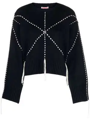 Kenzo Sashiko-stitch Wool Blend Jumper