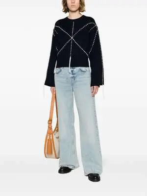 Kenzo Sashiko-stitch Wool Blend Jumper