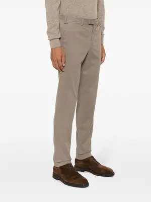PT TORINO Straight-leg Modal-blend Trousers
