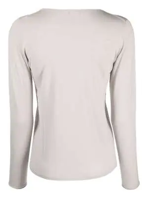 LE TRICOT PERUGIA Crew-neck Wool Sweater - Grey