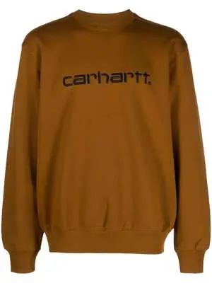 Carhartt Work In Progress Logo-embroidered Jersey Sweatshirt