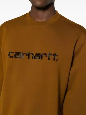 Carhartt Work In Progress Logo-embroidered Jersey Sweatshirt