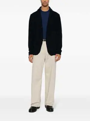 ZANONE Fine-knit Crew-neck Jumper - Blue