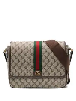Gucci Ophidia Gg Supreme Messenger Bag - Neutrals