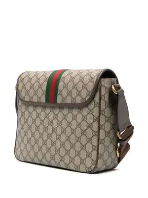 Gucci Ophidia Gg Supreme Messenger Bag - Neutrals