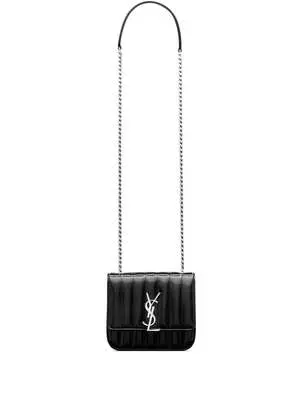 Saint Laurent Small Vicky Quilted Shoulder Bag
