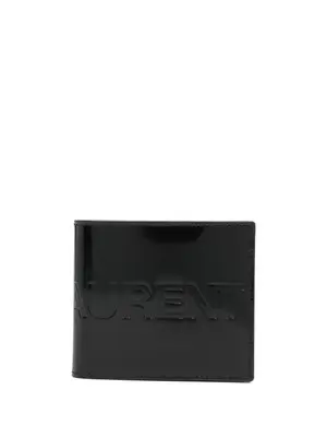 Saint Laurent East/west Leather Wallet - Black