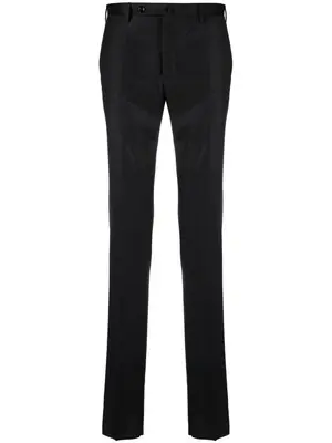 Incotex Slim-cut Virgin Wool Trousers