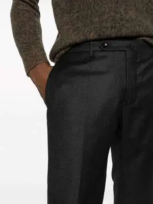 Incotex Slim-cut Virgin Wool Trousers