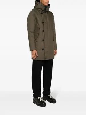 Peuterey Hooded Feather Down Parka - Green