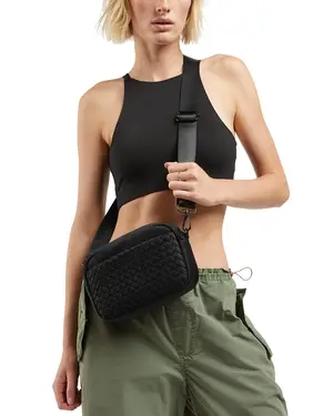 SOL AND SELENE Inspiration Woven Crossbody - Black