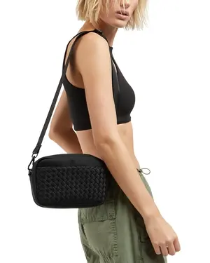 SOL AND SELENE Inspiration Woven Crossbody - Black