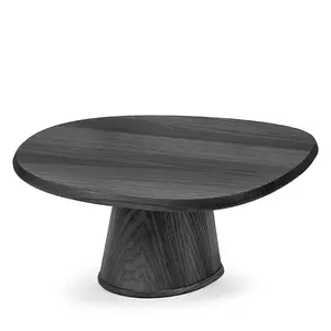 SERAX X Kelly Wearstler Dune Footed Cake Stand, Medium - Black
